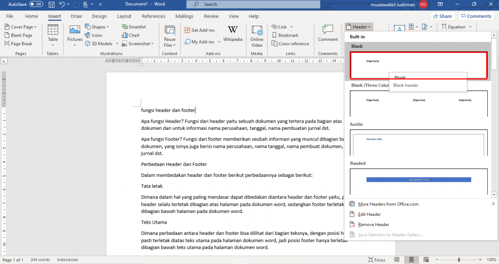 Fungsi Header dan Footer + Cara Kerjanya